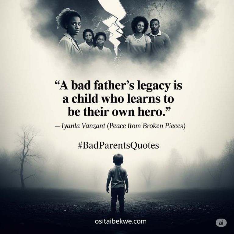 150+ Bad Parents Quotes: Heartfelt Words on Toxic, Absent, and Selfish ...