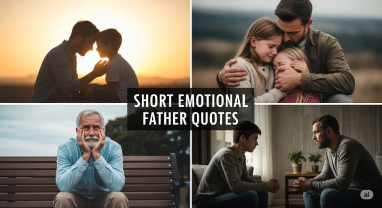 150+ Short Emotional Father Quotes to Celebrate Love, Sacrifice, and ...